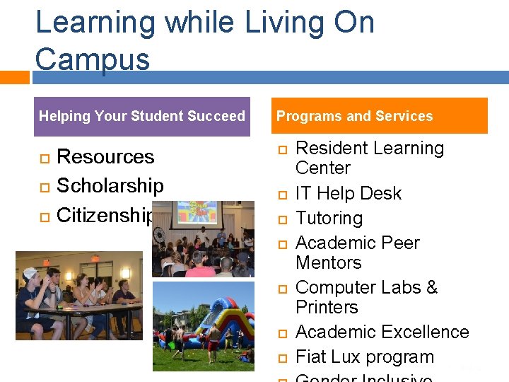 Housing and Residence Life Building Safe and Inclusive