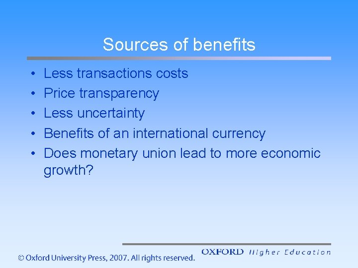 Chapter 3 The Benefits of a Common Currency