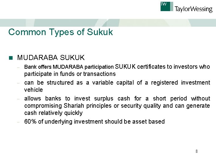 An introduction to Corporate SUKUK Islamic Bonds Hamid