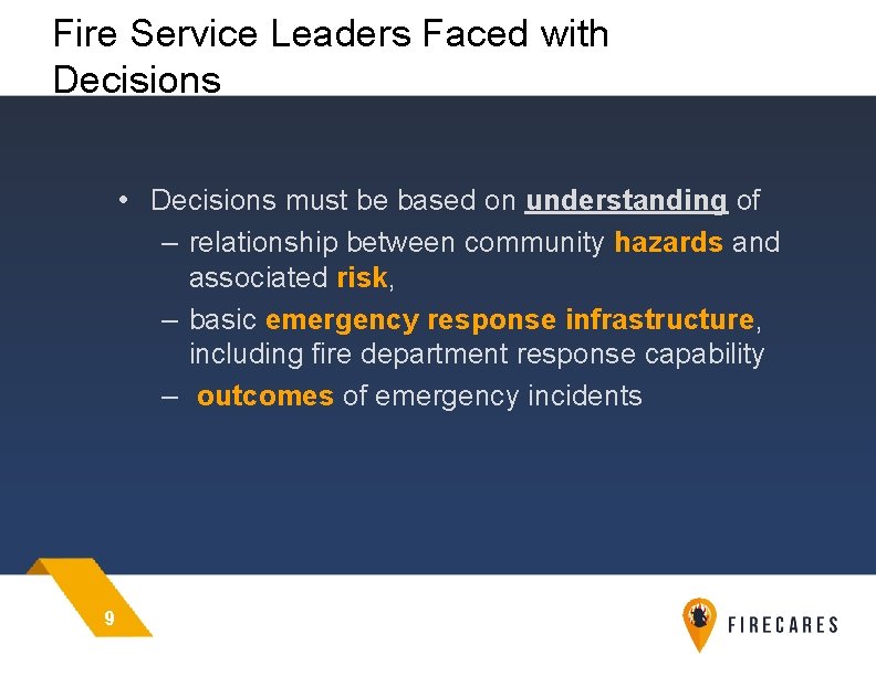 1 Community Assessment RiskResponse Evaluation System Fire CARES