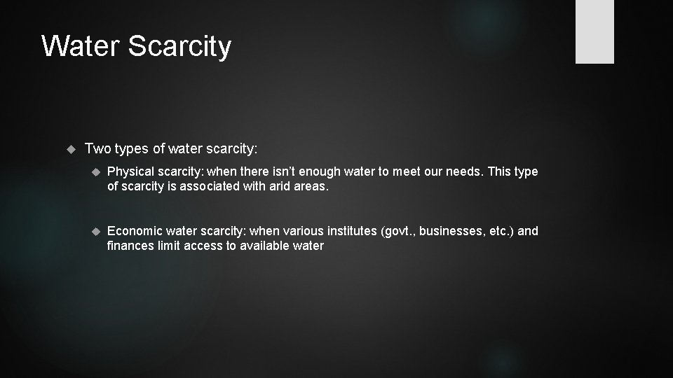 Issues Facing Global Water Supply CGR 4 M