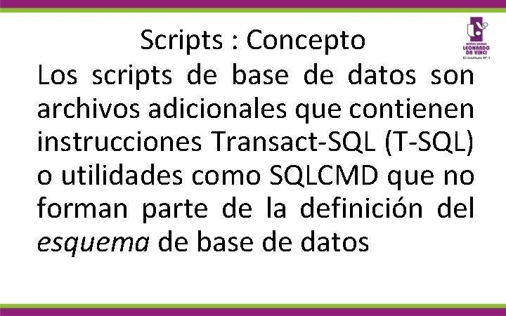 Administracin de Base de Datos I Semana 05