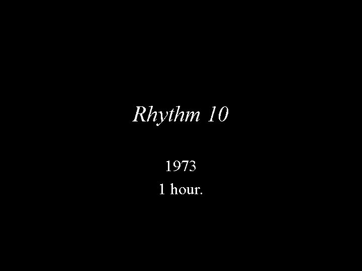 Marina Abramovi Performance and Body Art of the