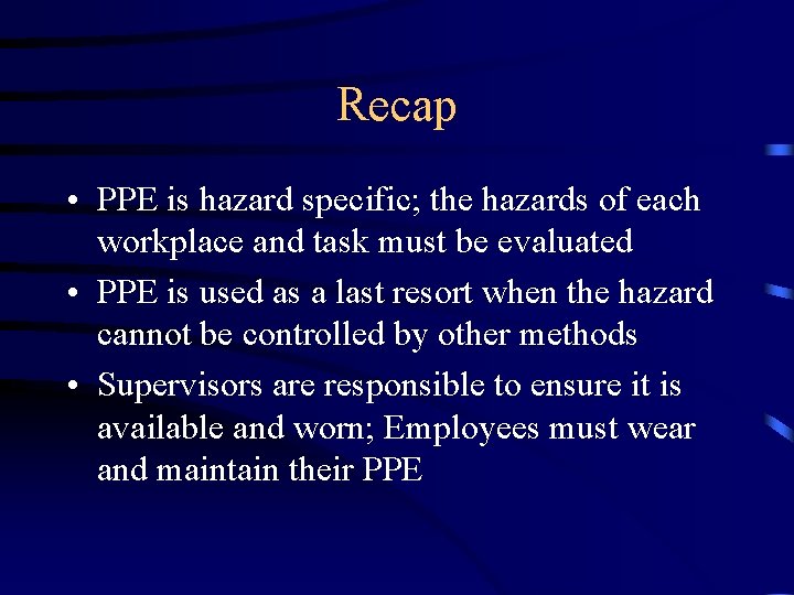 Personal Protective Equipment Whats it all about Prepared