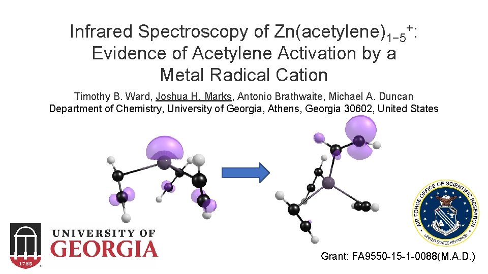 Infrared Spectroscopy of Znacetylene1 5 Evidence of Acetylene