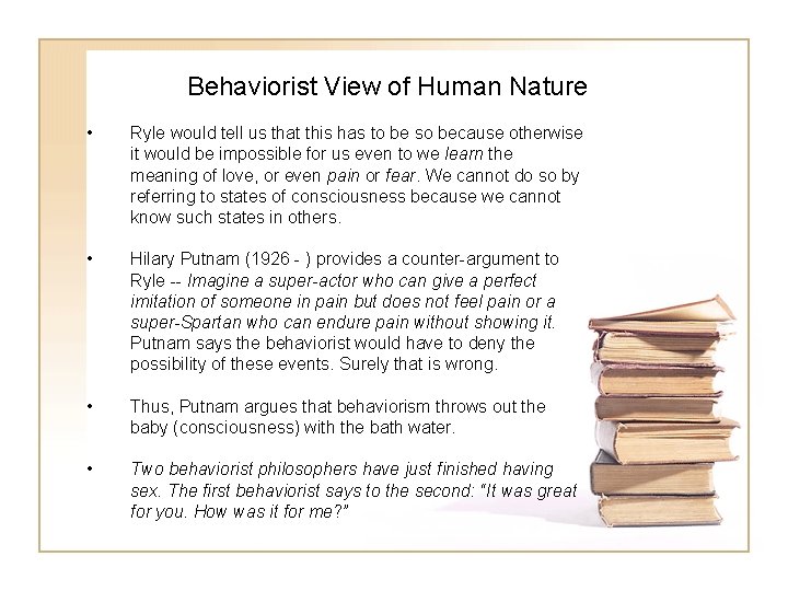 Philosophy 1010 Class 4 Title Introduction to Philosophy