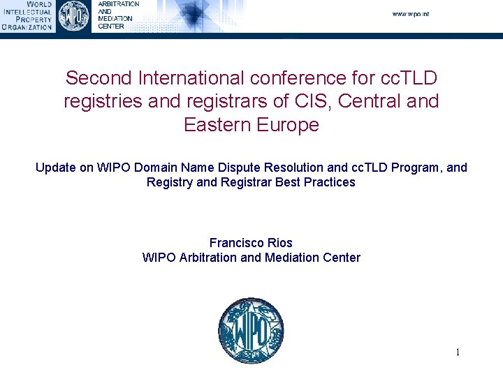 Second International conference for cc TLD registries and