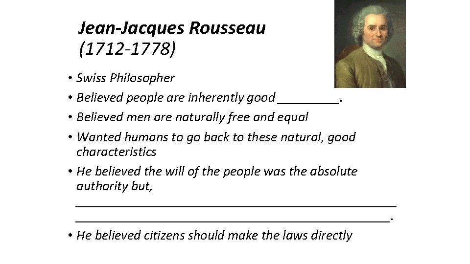 Philosophers and Thinkers Of Classical Liberalism Thinkers whose