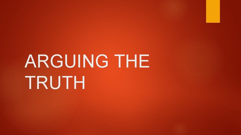 ARGUING THE TRUTH Walter Dean Meyers Walter Dean