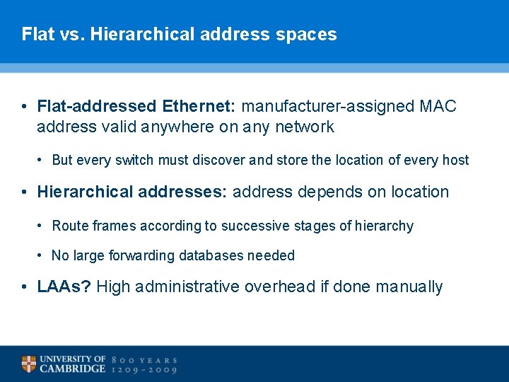 Addressing the Scalability of Ethernet with MOOSE Malcolm