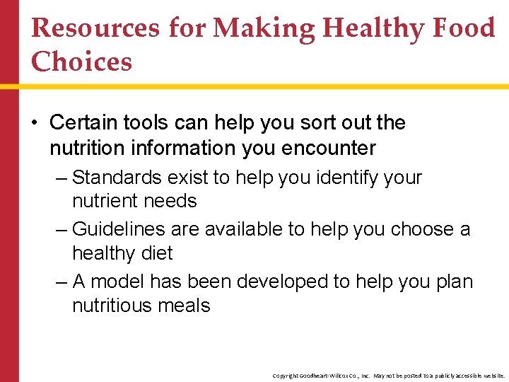 Chapter 8 Making Healthy Choices Objectives Name benefits