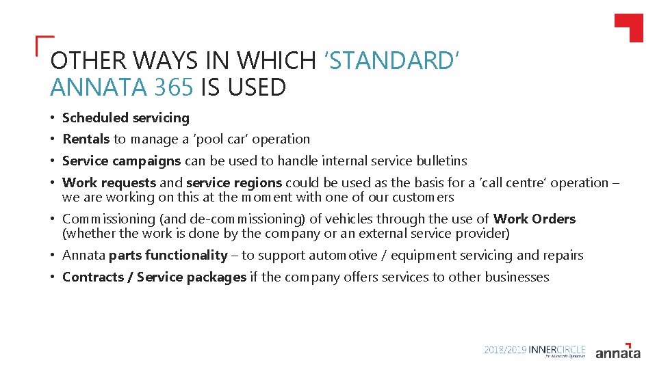 Annata 365 Fleet management with Annata 365 Click