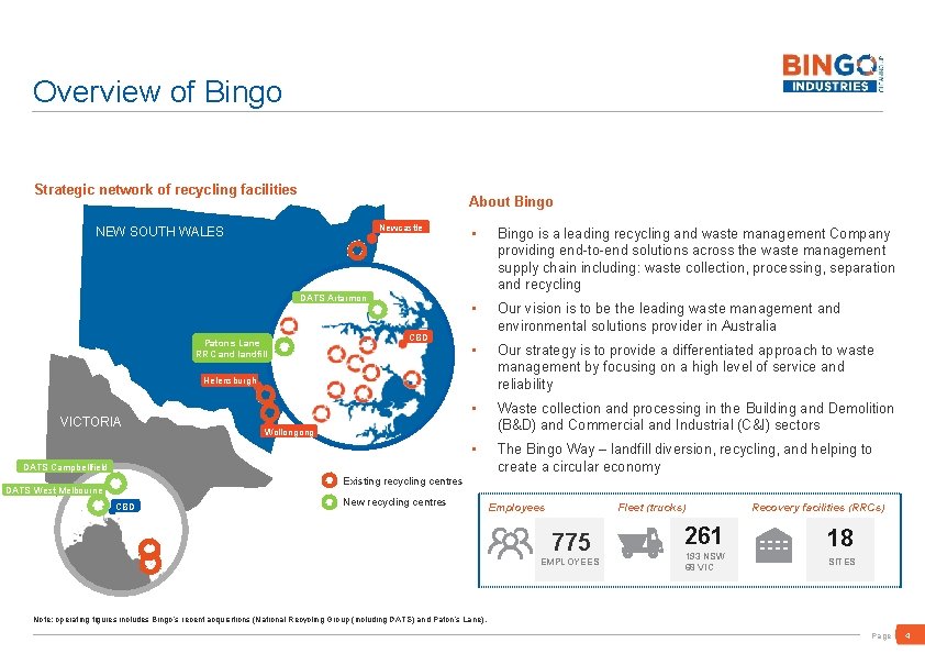 BINGO INDUSTRIES Mortdale Recycling Facility Presentation to Planning