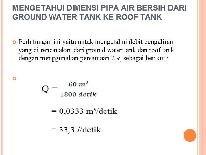 SKRIPSI TUGAS AKHIR ANALISA DAN PERHITUNGAN SISTEM PLAMBING