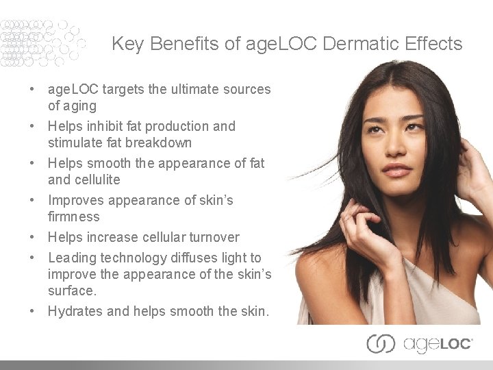 age LOC Dermatic Effects Body Countouring Lotion Introduction