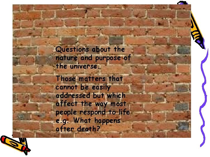 Year 10 Introduction to Philosophy and Ultimate Questions