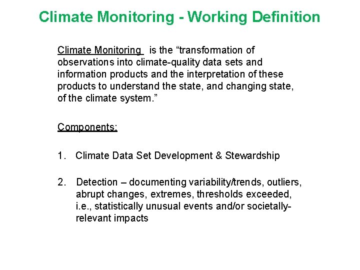 NOAA Climate Observation Division 8 th Annual PI