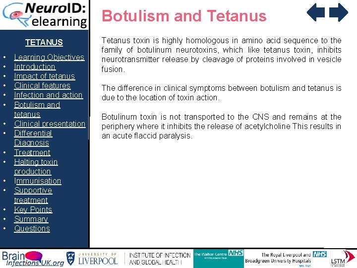 TETANUS Learning Objectives Introduction Impact of tetanus Clinical