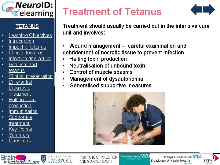 TETANUS Learning Objectives Introduction Impact of tetanus Clinical