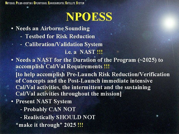 National Polarorbiting Environmental Operational Satellite System ...