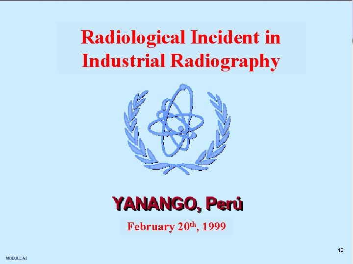 Industrial Radiography Accidents lessons learned IAEA International Atomic