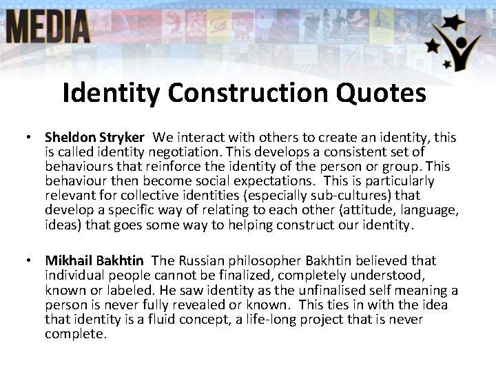 IDENTITY IS COMPLICATED EVERYONE THINKS THEYVE GOT ONE