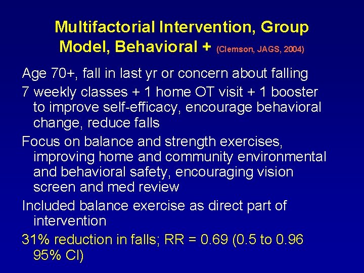 Balance and Gait Disorders in Older Adults Neil
