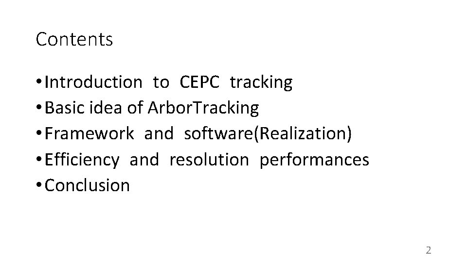 Arbor Tracking A tree topology tracking algorithm Mingrui