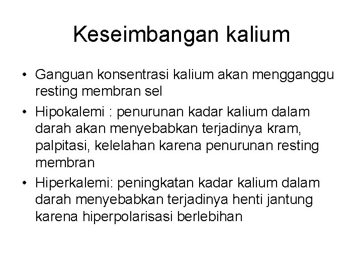 Cairan tubuh elektrolit dan pengaturannya ANATOMI FISIOLOGI Ari