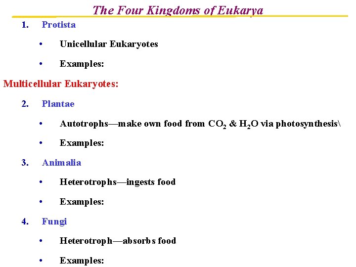 Chapter 1 Lecture Notesan introduction to Biology Biol