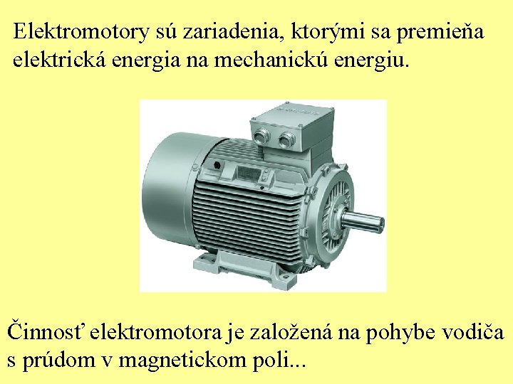 Paed Dr Jozef Beuka jbenuskanextra sk Elektromotory s