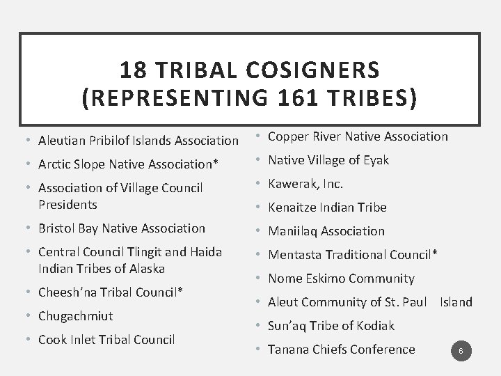 THE ALASKA TRIBAL CHILD WELFARE COMPACT ALASKA STATE