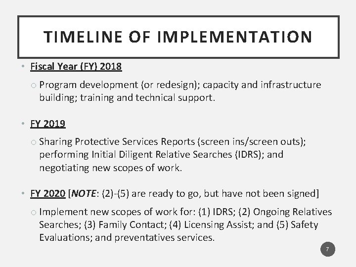 THE ALASKA TRIBAL CHILD WELFARE COMPACT ALASKA STATE