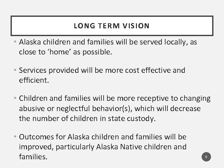 THE ALASKA TRIBAL CHILD WELFARE COMPACT ALASKA STATE