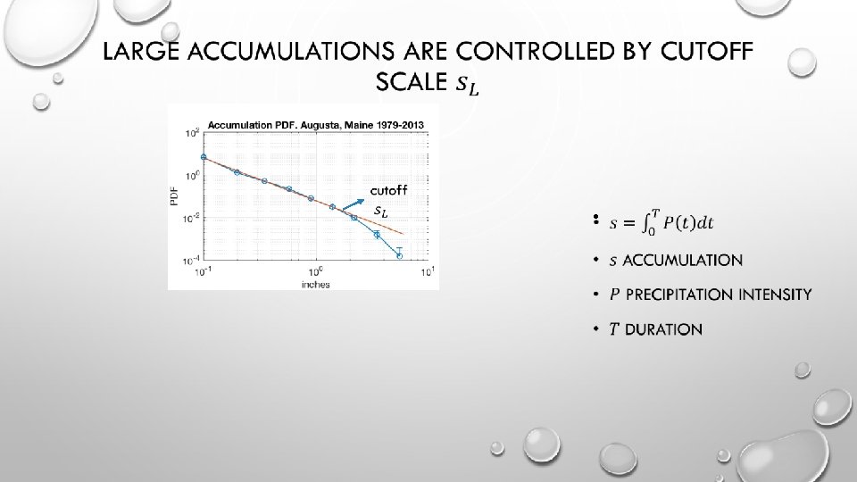 SHIFTS IN PRECIPITATION ACCUMULATION DISTRIBUTIONS DURING THE WARM