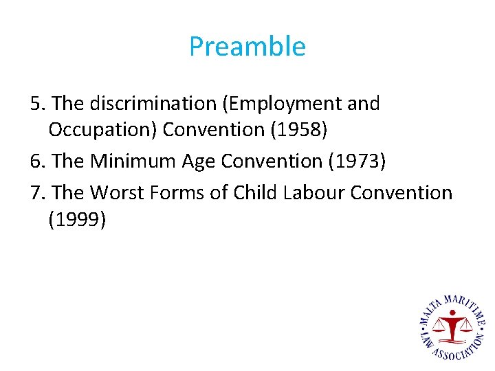 Maritime Labour Convention A Brief Introduction Dr Matthew