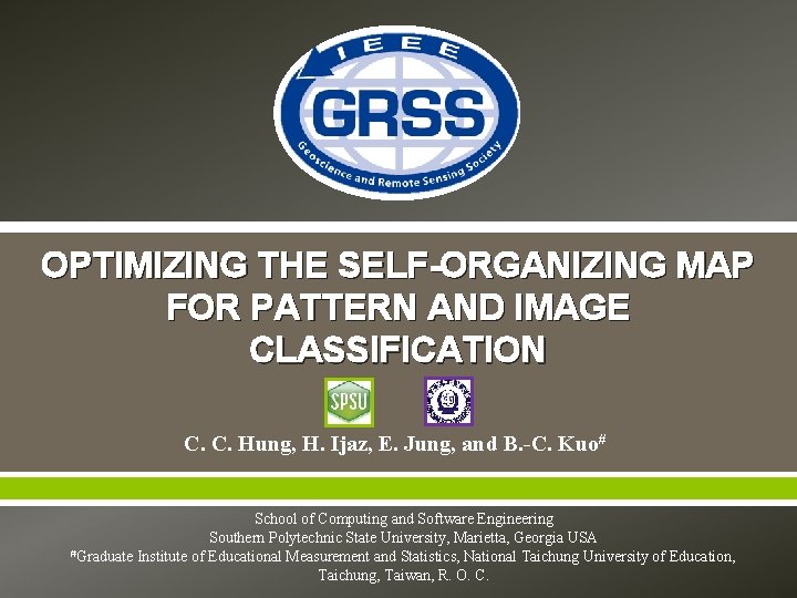 OPTIMIZING THE SELFORGANIZING MAP FOR PATTERN AND IMAGE