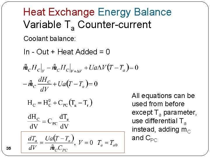 Lecture 20 Chemical Reaction Engineering CRE is the
