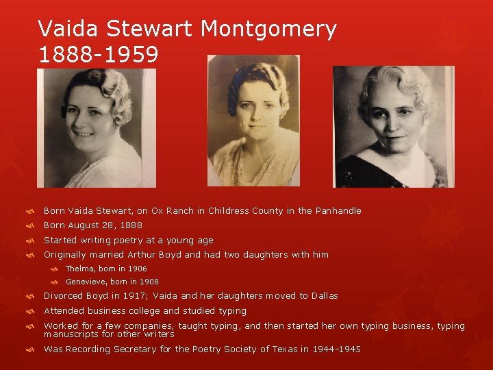 Vaida and Whitney Montgomery A Love Story Linda