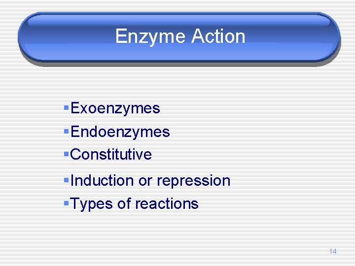 LECTURES IN MICROBIOLOGY Microbial Metabolism LESSON 6 Sofronio