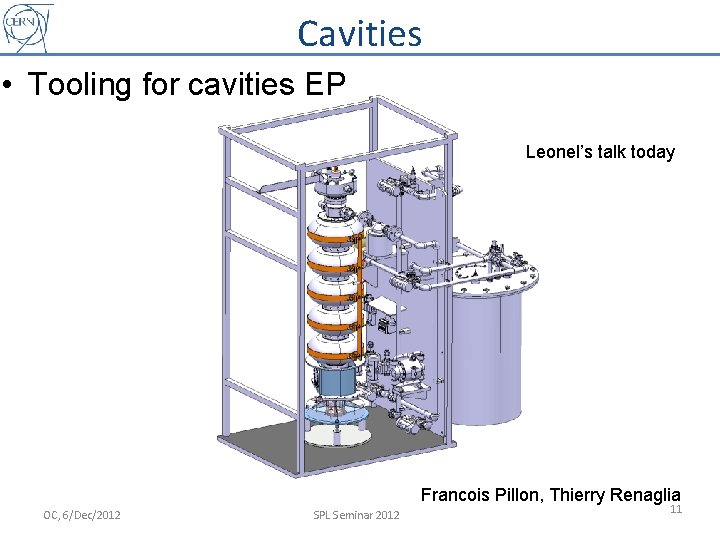 SPL equipped cavity overview Ofelia Capatina on behalf