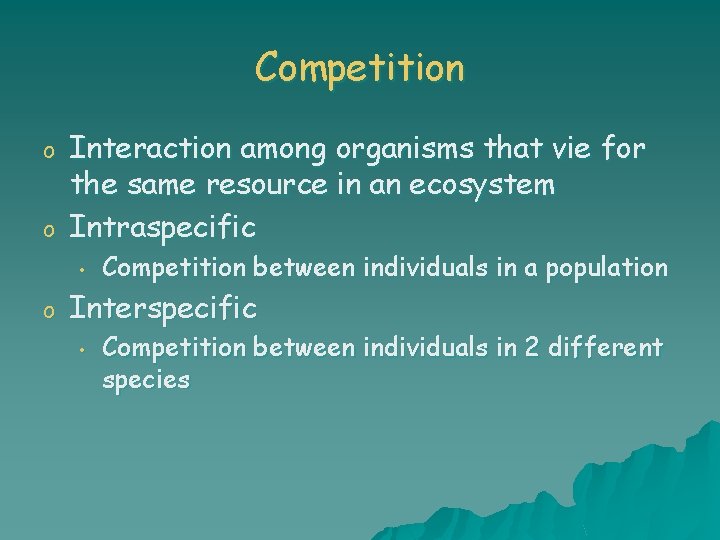 Chapter 5 Ecosystems and Living Organisms Case Study