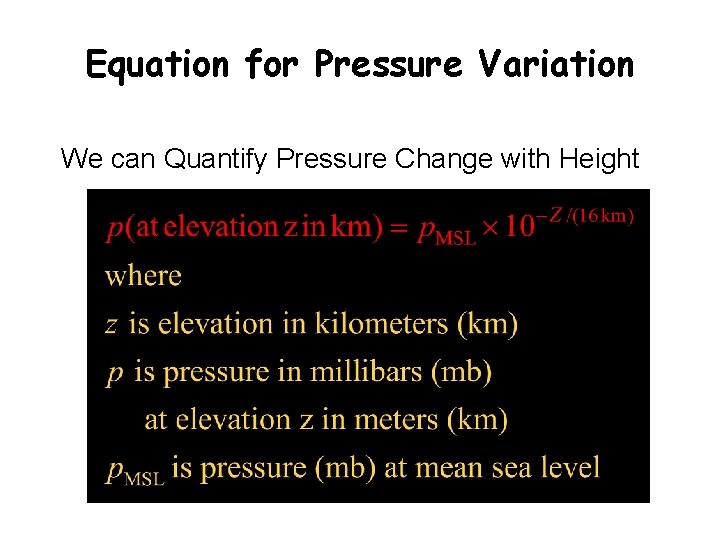NATS 101 Lecture 2 Vertical Structure of the