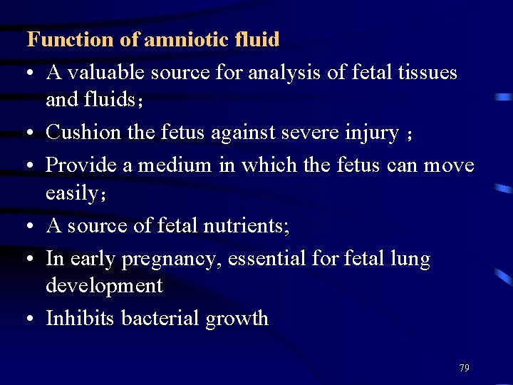 Physiology of pregnancy Department of obstetric and gynecology