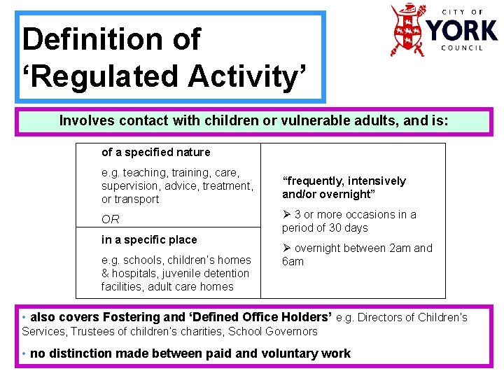Introduction to Disclosure and the ISAs Vetting Barring