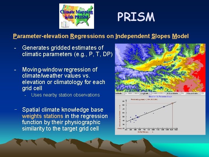 Drought Through a PRISM Precipitation Mapping and Analysis
