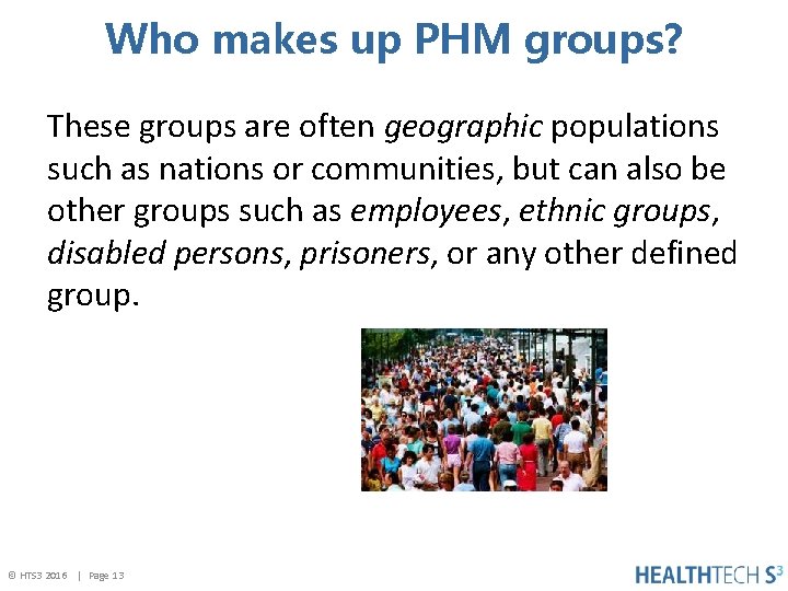 Overview and Key Elements of Population Health Management