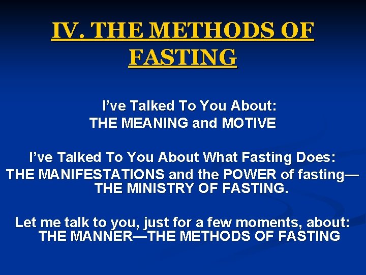 PRAYER FASTING Joel 1 14 Sanctify a fast