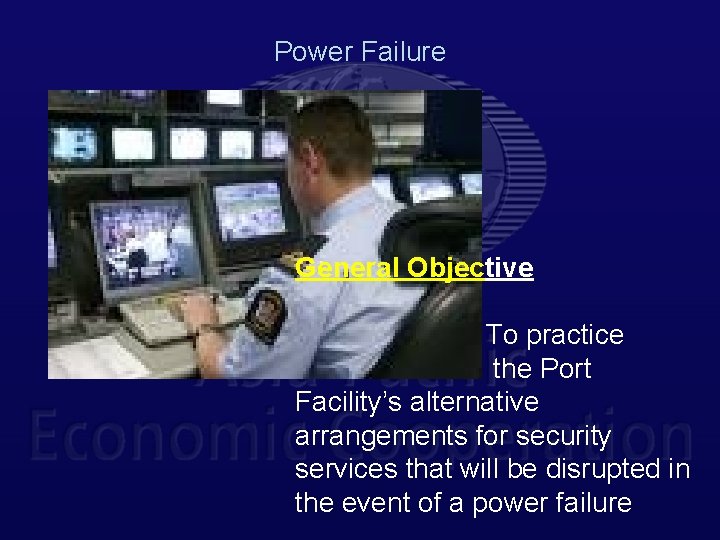 XYZ Port Facility Maritime Security Drill Controller Briefing