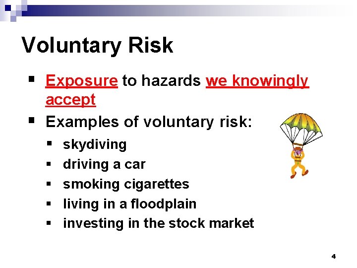 Embracing Risk One IHs Perspective Tim Mukoda MSPH